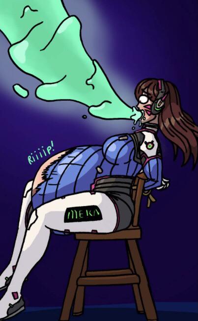 Dva Cant Hold All Of This Slime Or Can She Thearmourelitist Scrolller