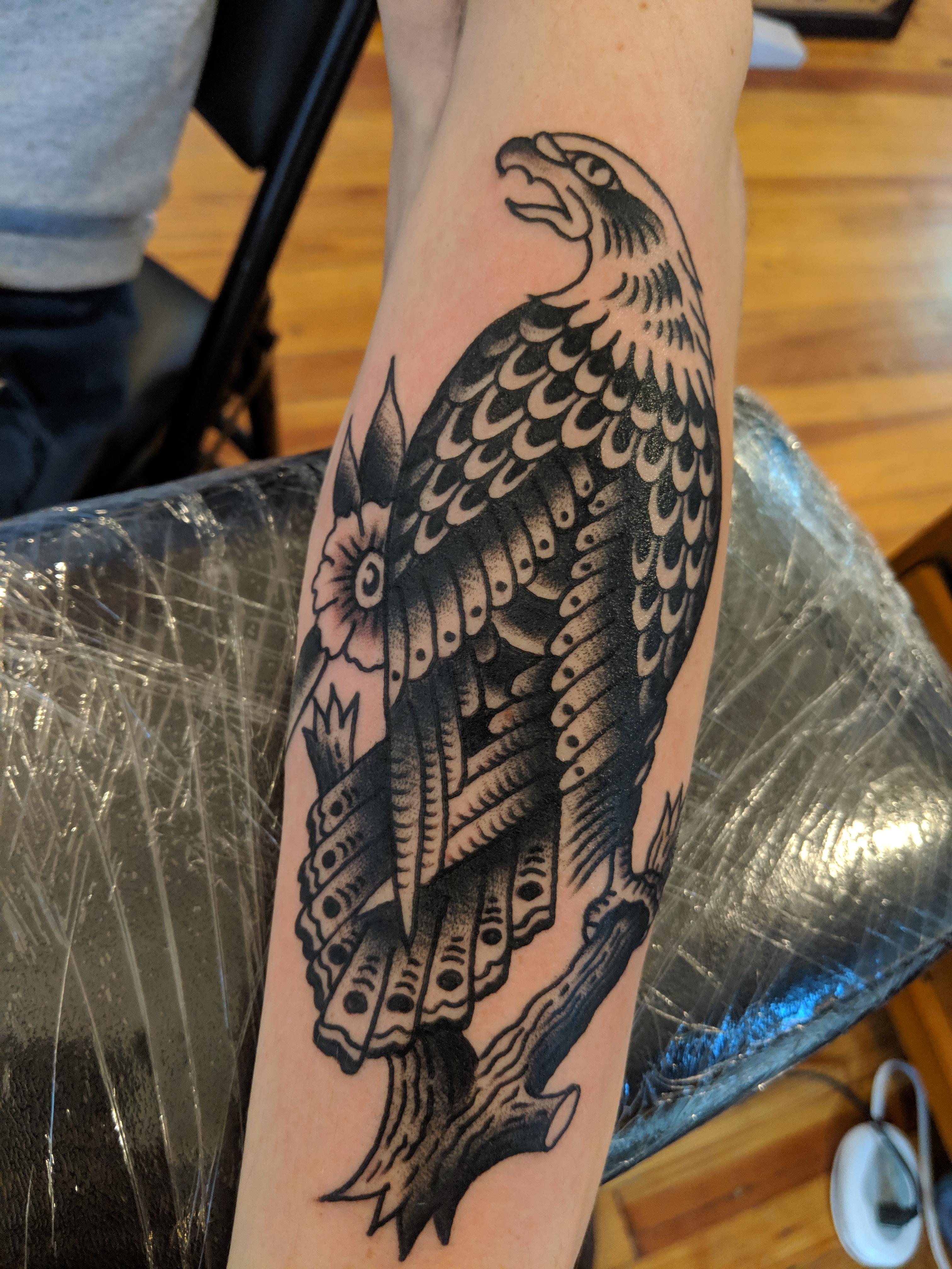 Eagle by Topper @ True Hand Society, Philadelphia, PA. | Scrolller