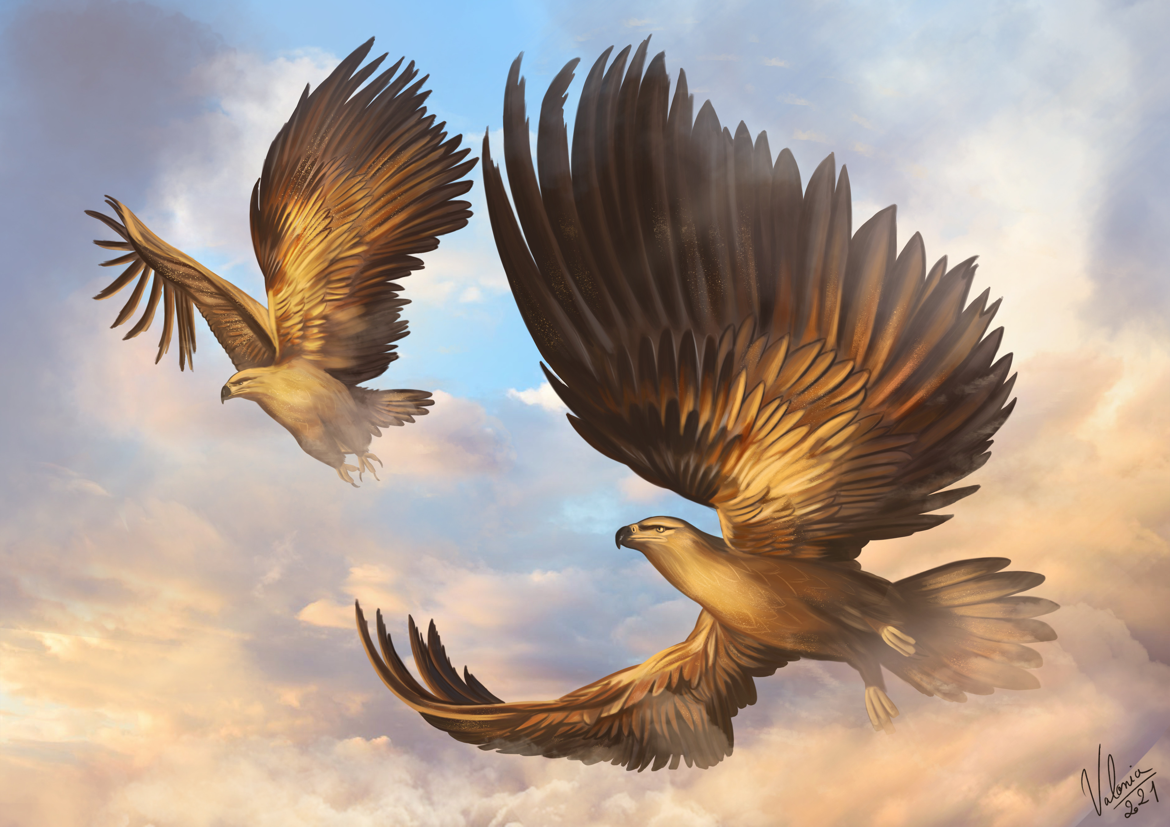 Eagles - Middle Earth by Margaux Valonia | Scrolller