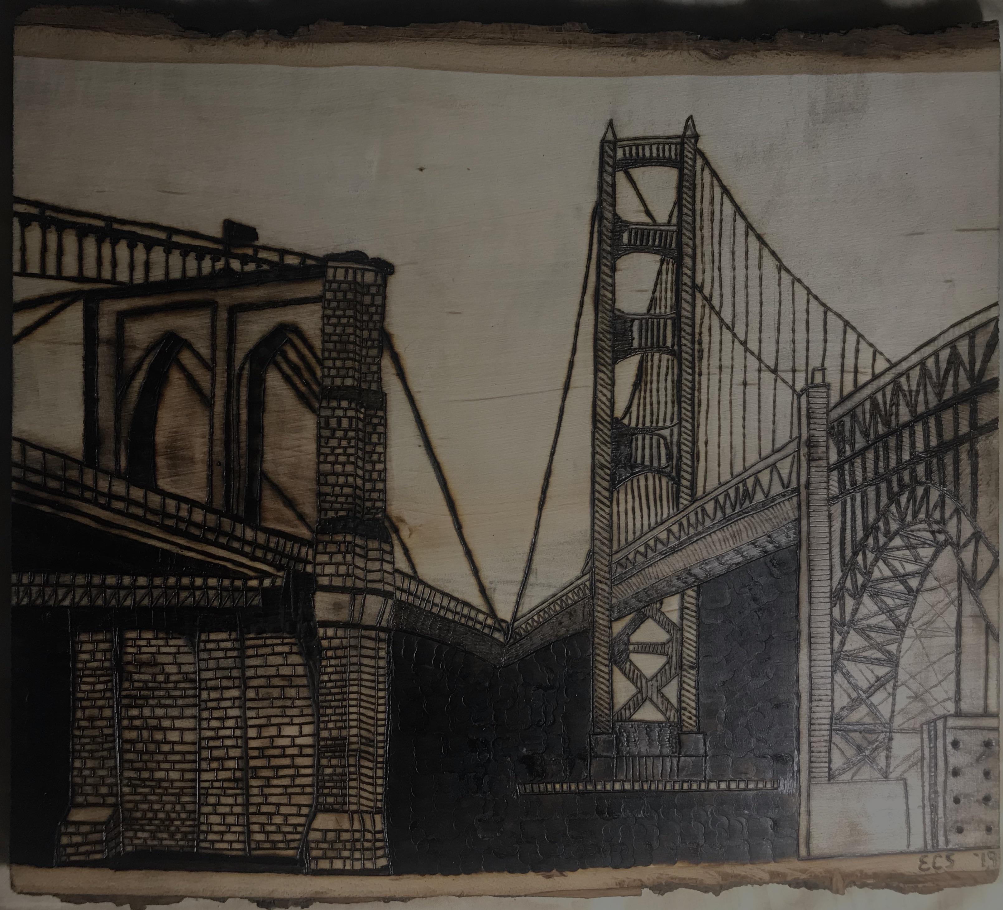 East coast meets west coast. My first wood burning project. | Scrolller