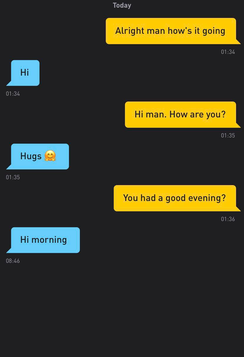 Edge of the seat conversation with this one | Scrolller