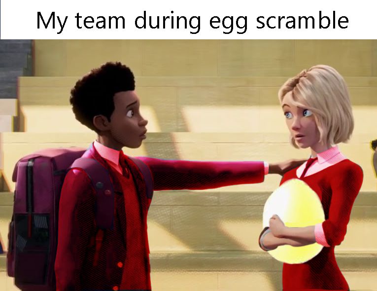 Egg scramble in a nutshell | Scrolller