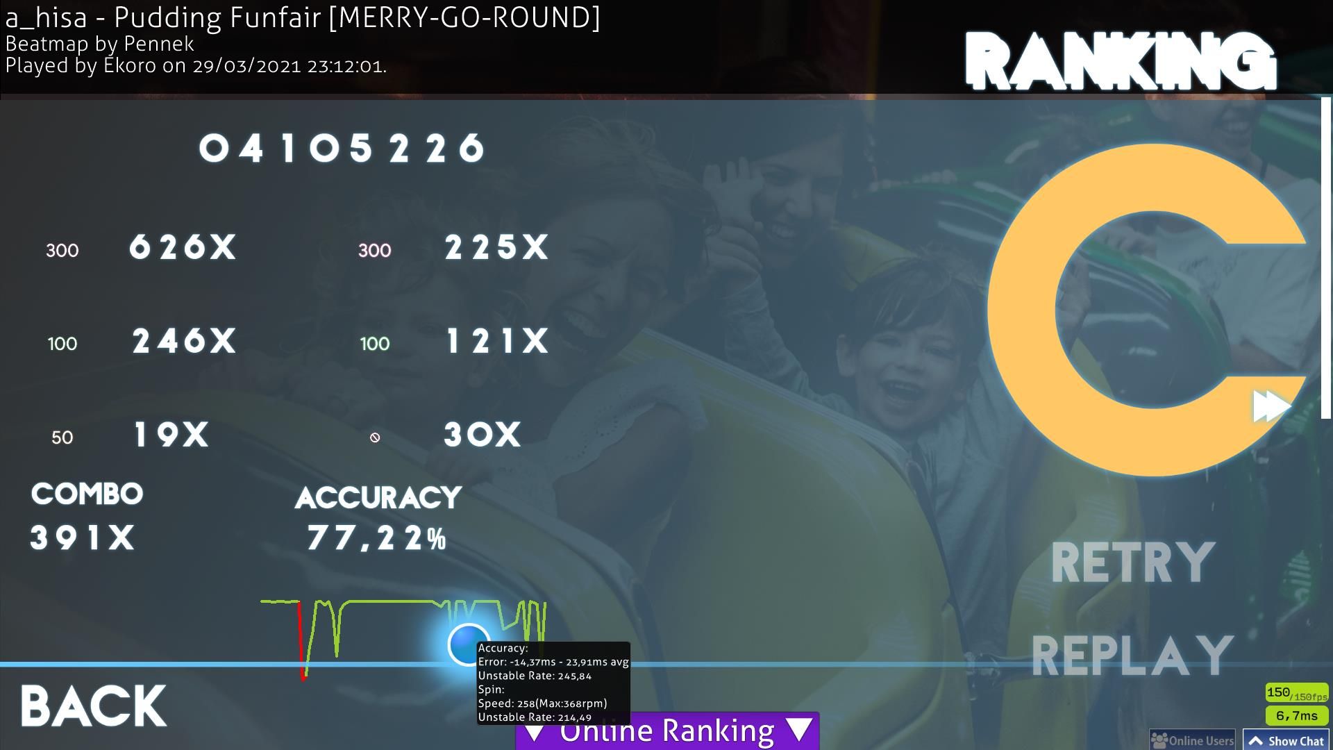 Ekoro | a_hisa - Pudding Funfair [MERRY-GO-ROUND] +DT (8.90*) 77.22% 30x | First +(HD)DT Pass ...