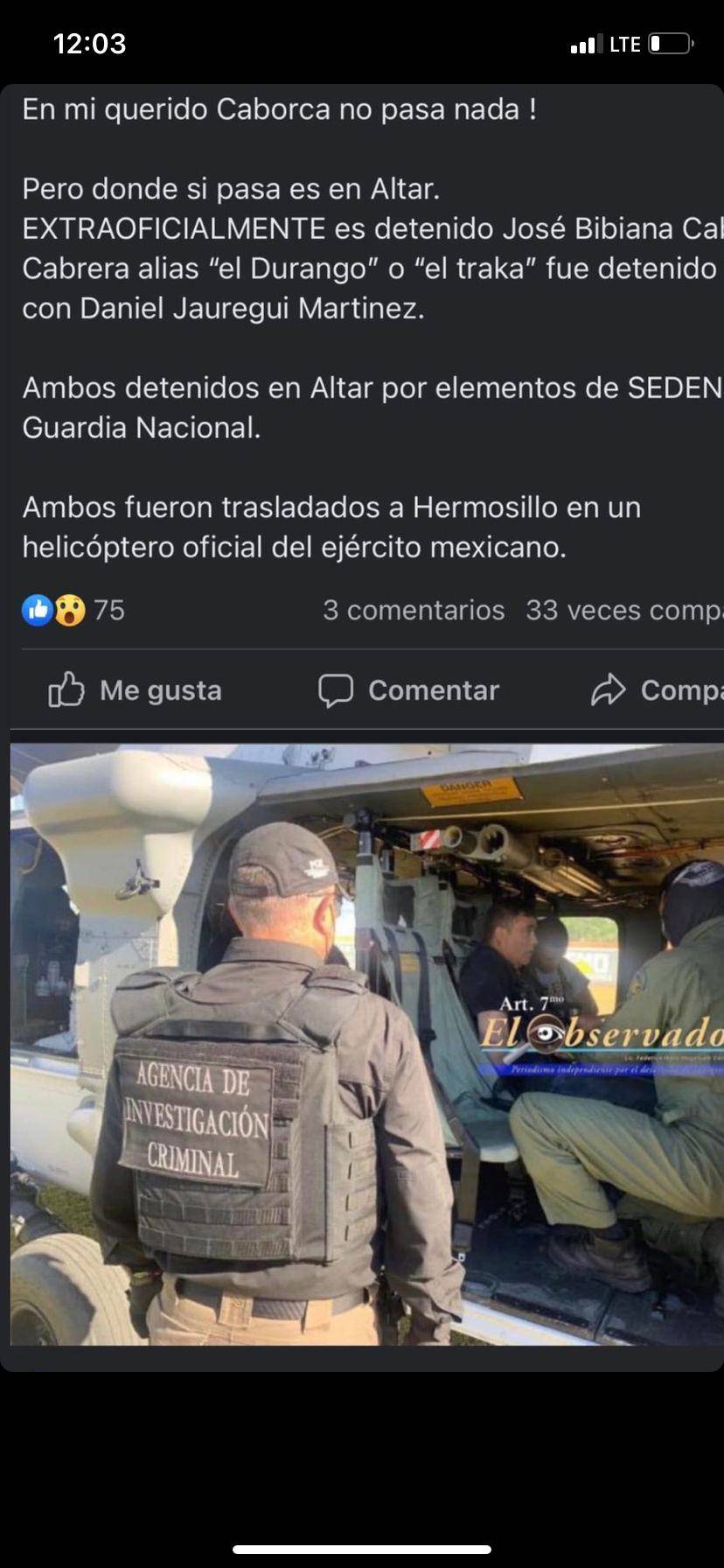 EL DURANGO CAPTURED ‼️‼️ | Scrolller