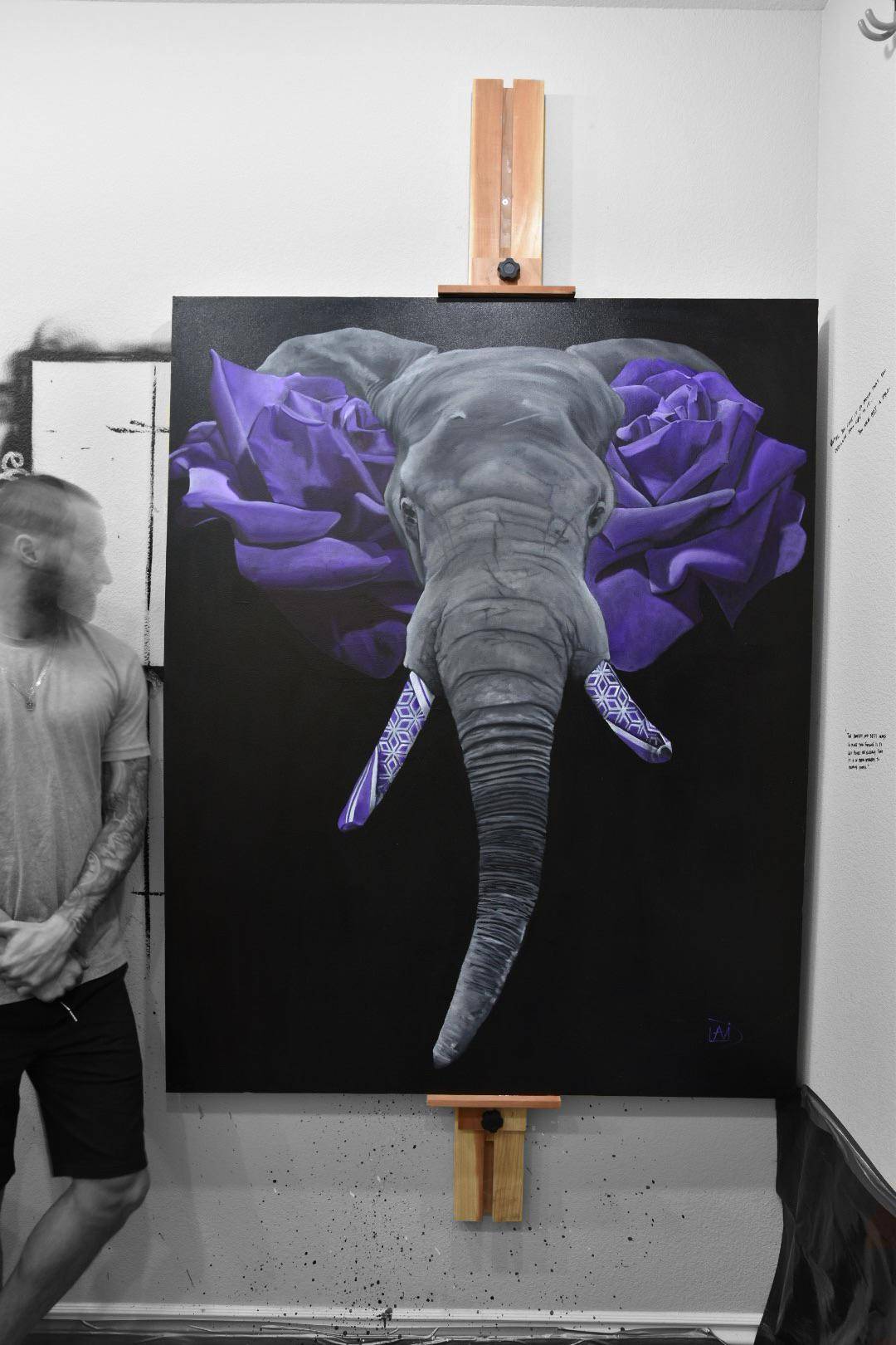 “Elephant” | oil on canvas | Scrolller