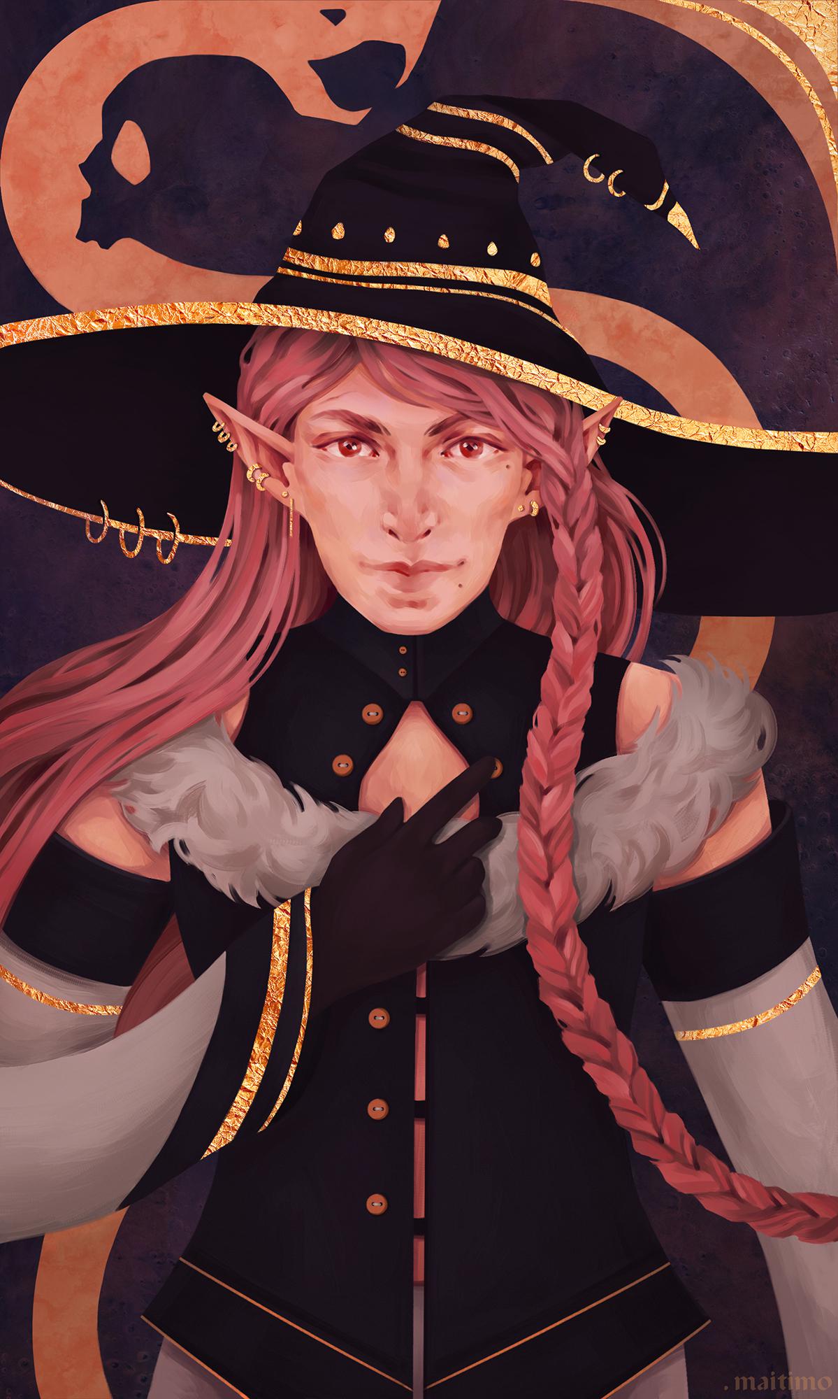 Elf Necromancer | Scrolller