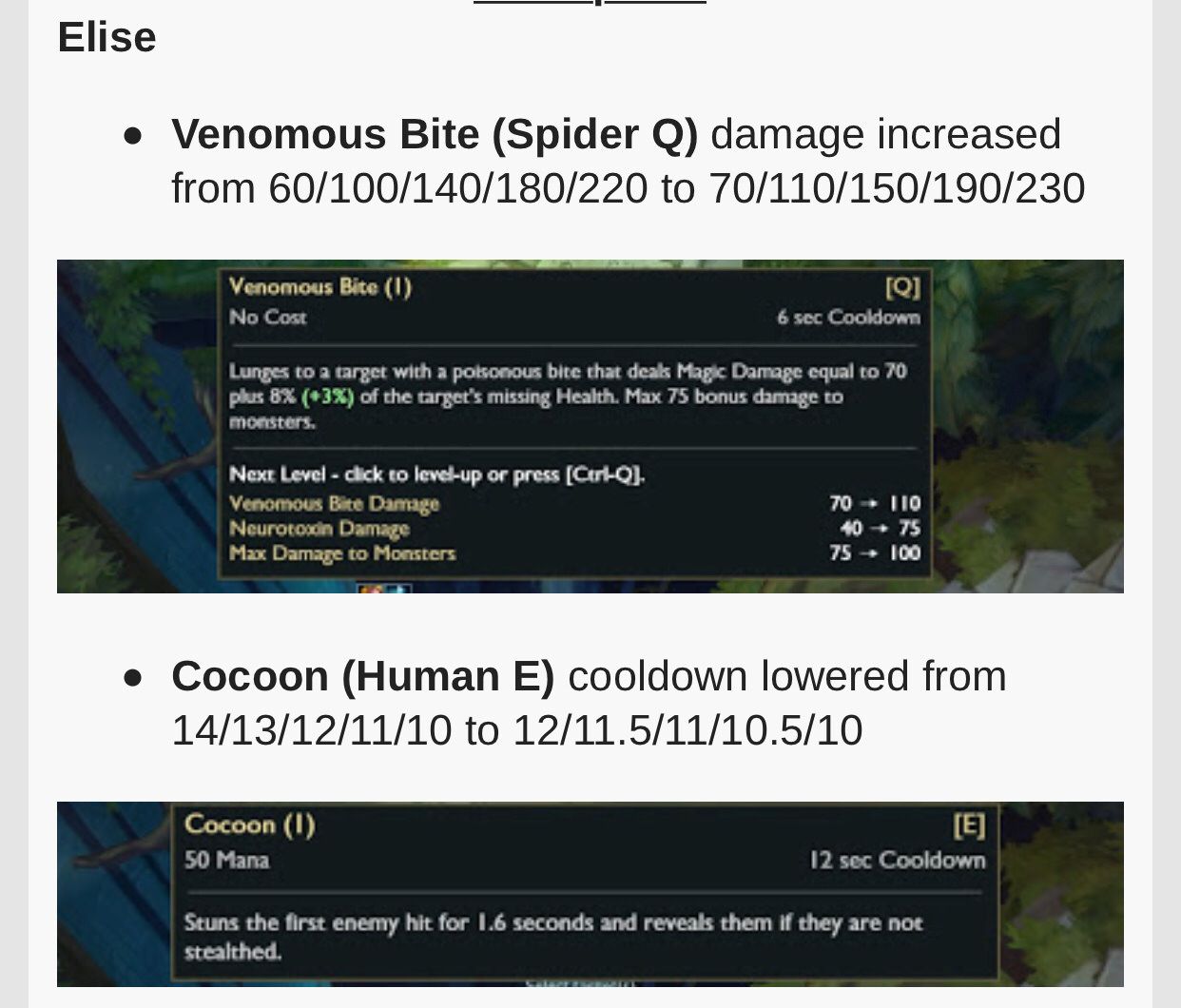 Elise Buffs on PBE | Scrolller
