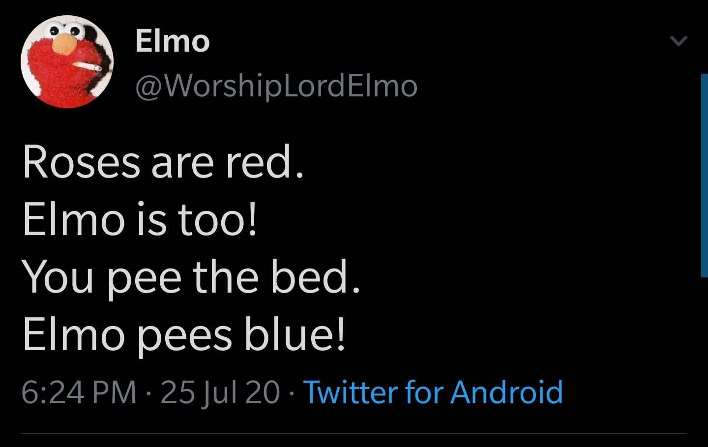 Elmo poem | Scrolller