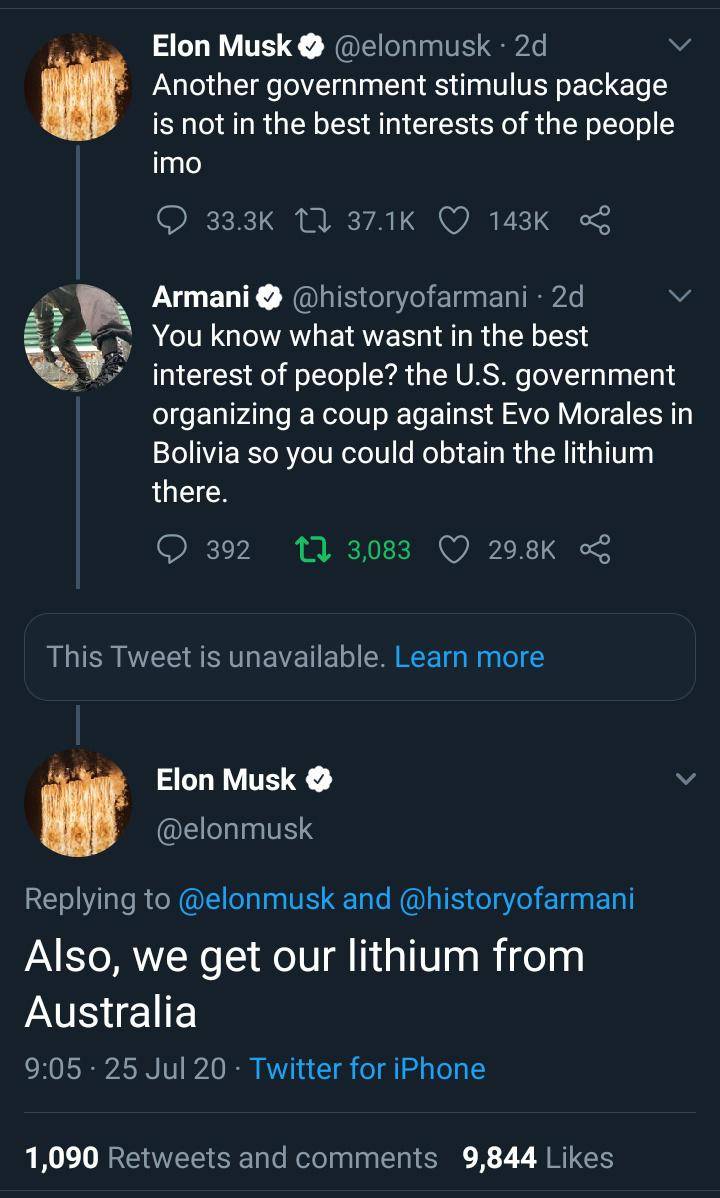 Elon cults: eLoN wAs JoKiNg | Scrolller