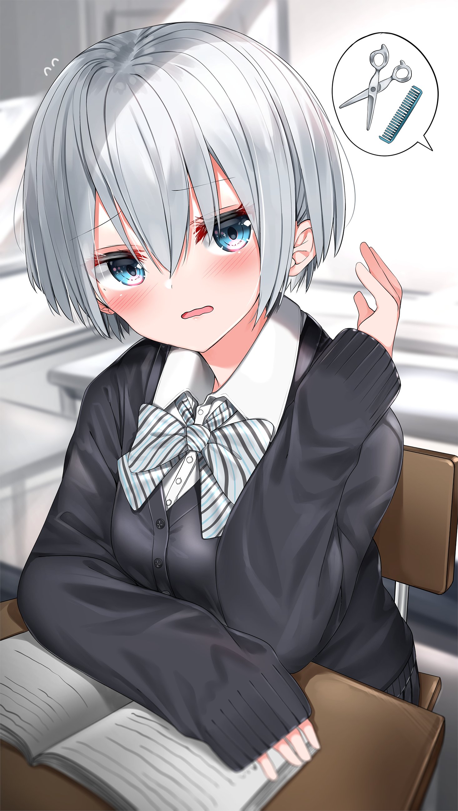 Embarrassed by her haircut [Original] | Scrolller