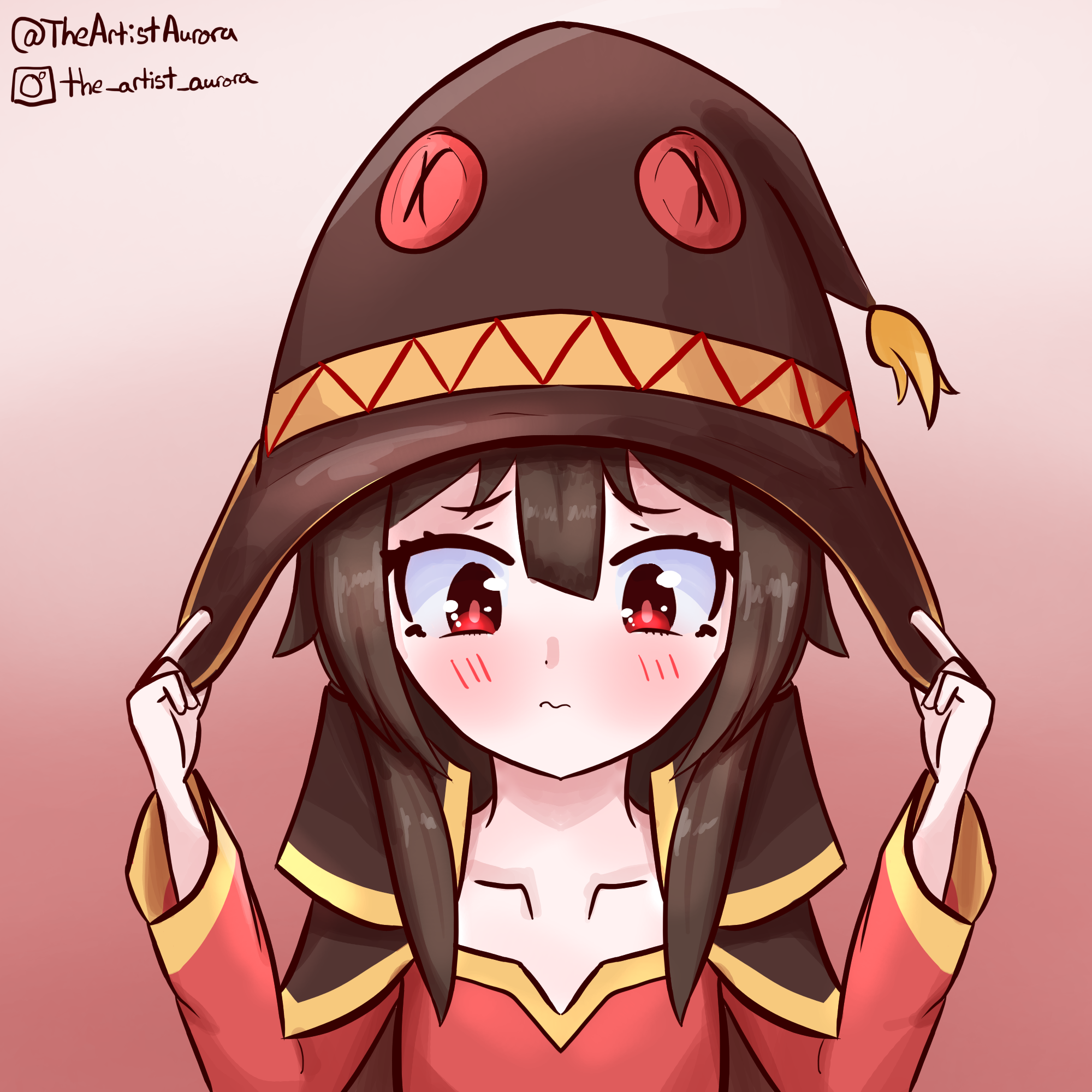 Embarrassed Megumin, drawn by me! | Scrolller