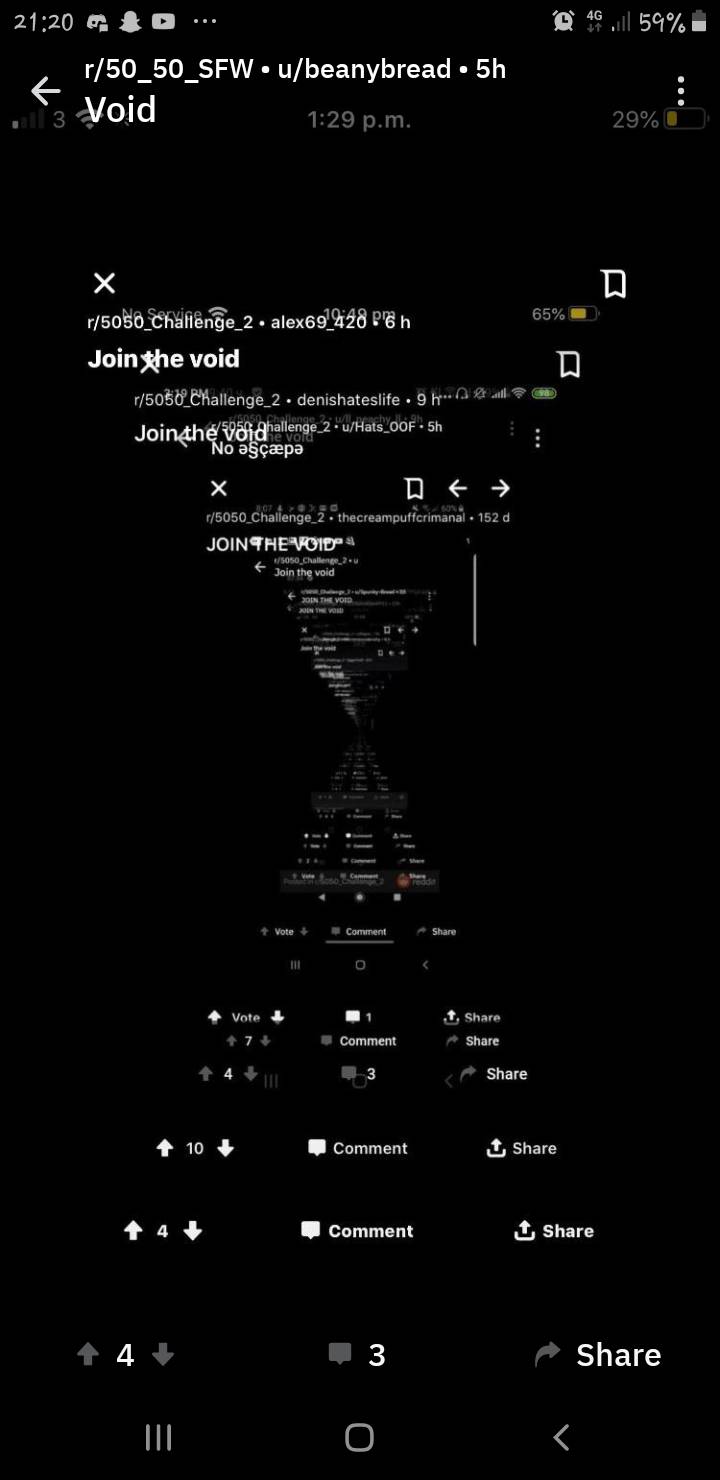 Embrace the Void.Become one with the void | Scrolller