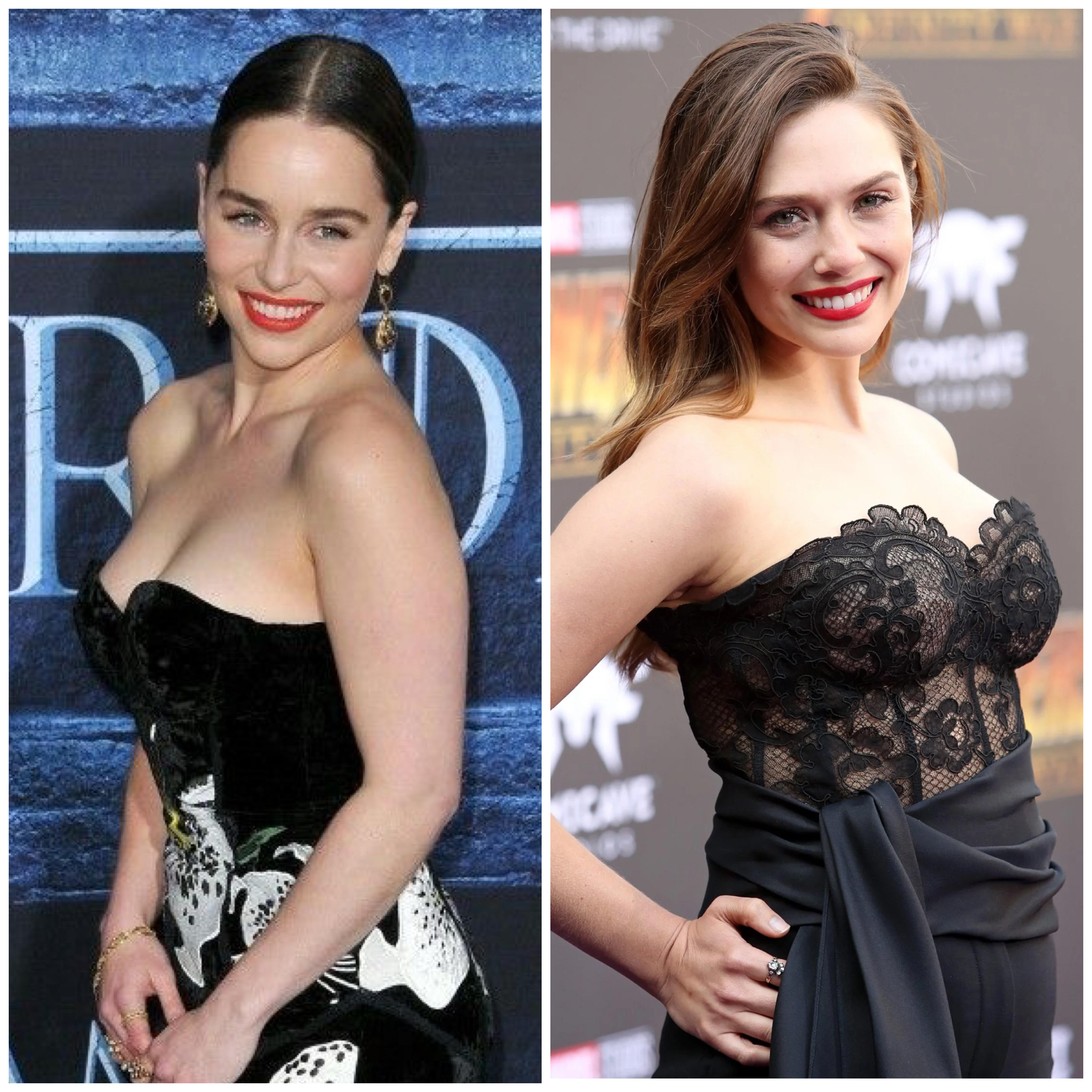 Emilia Clarke Vs Elizabeth Olsen Scrolller