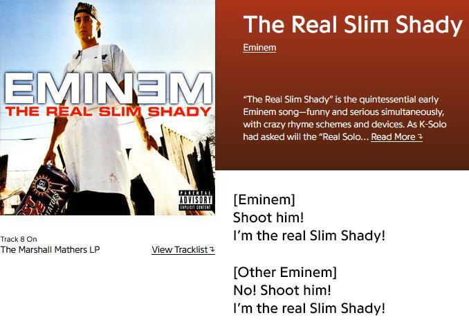 Eminem - The Real Slim Shady | Scrolller