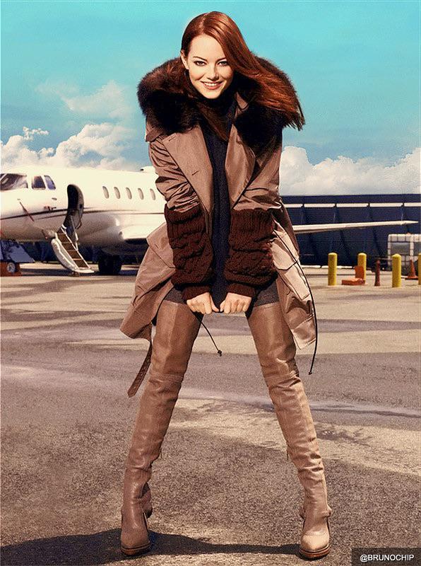 Emma is just “plane” gorgeous! | Scrolller