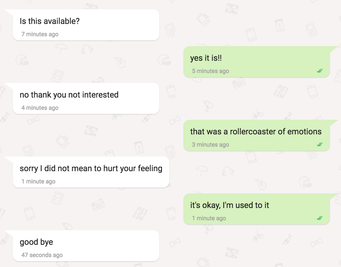 Emotions running wild on LetGo | Scrolller