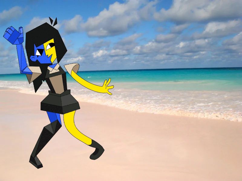 Ena at the beach thats it | Scrolller