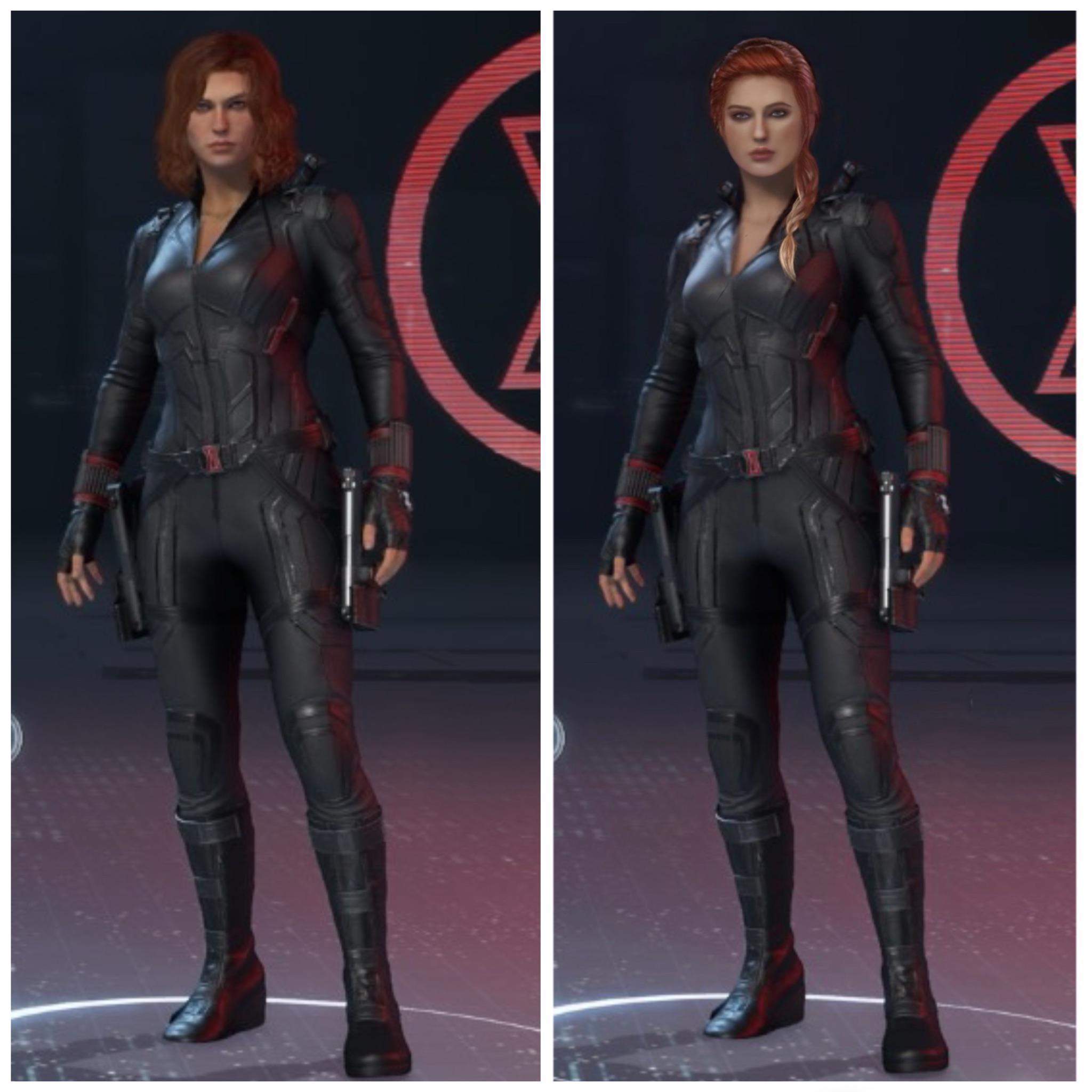 Endgame Black Widow leaked skin with accurate hairstyle. Edit by me. | Scrolller
