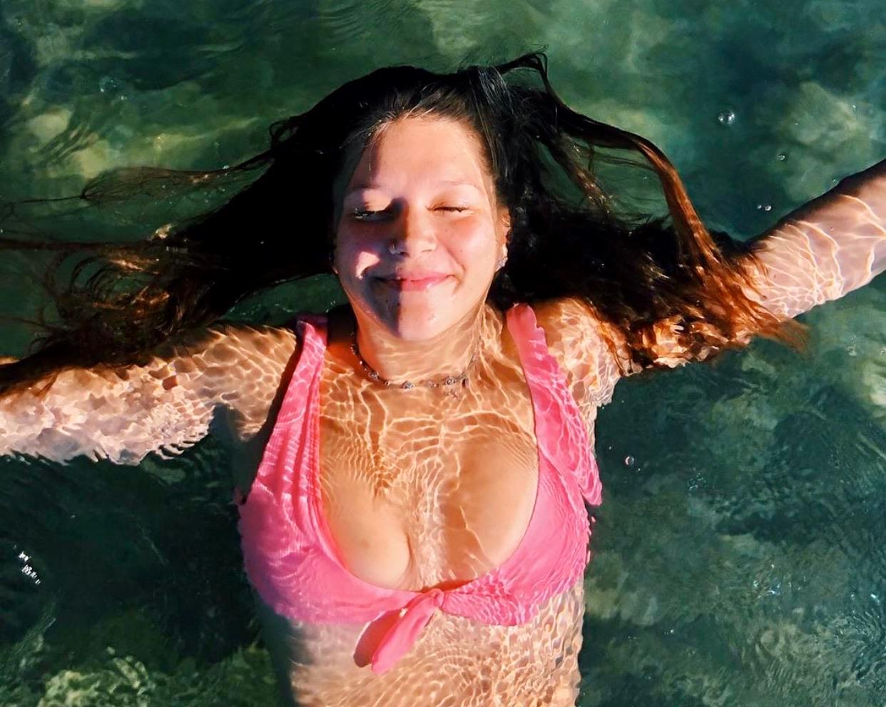 Enjoying a swim | Scrolller