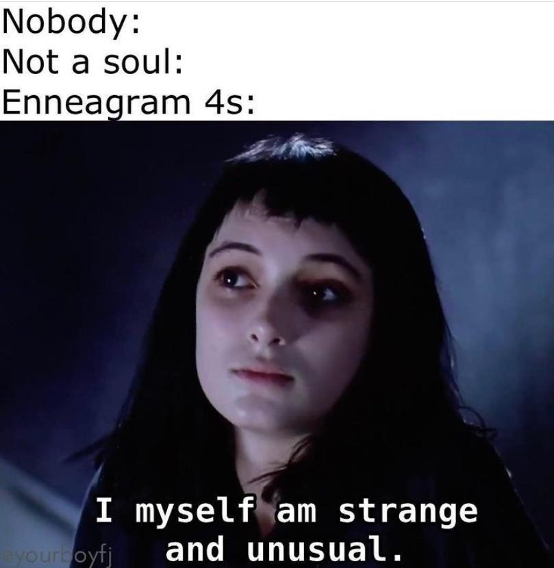 ENNEAGRAM TYPE 4-THE UNIQUE ELITIST | Scrolller