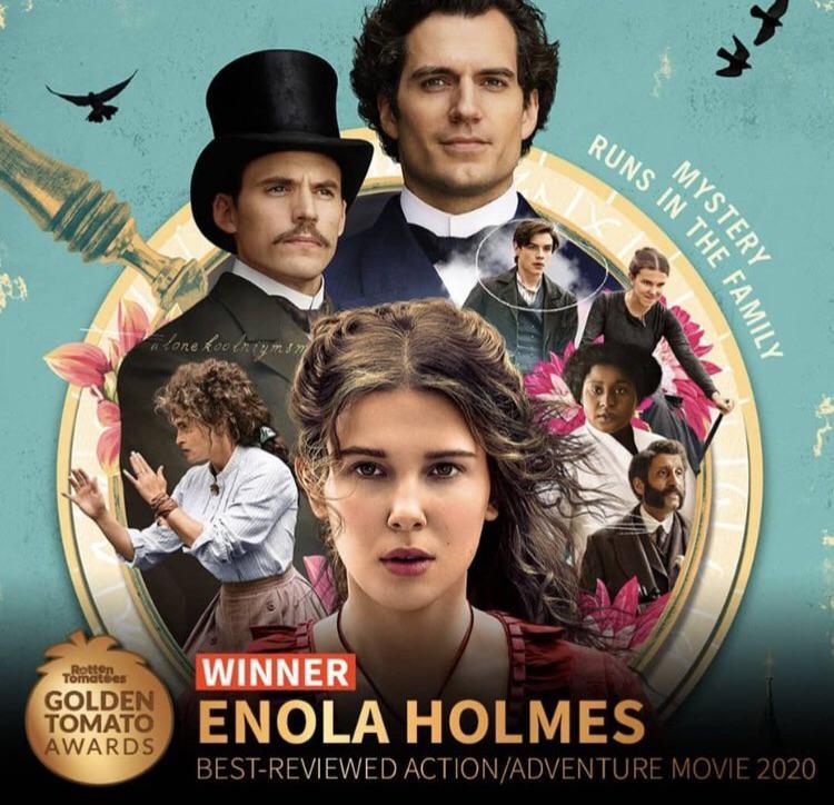 Enola Holmes won Best-Reviewed Action/Adventure | Scrolller