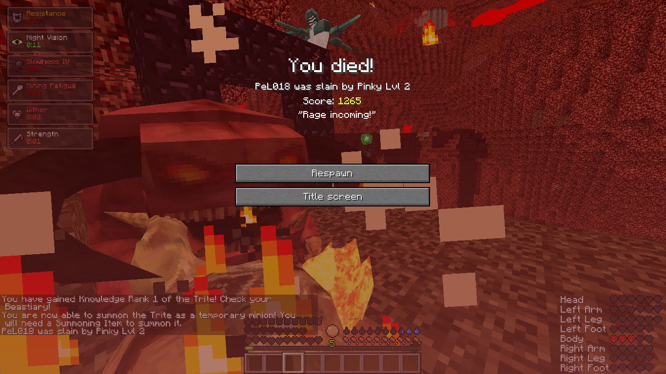 Entering RLcraft's beautiful nether (frame 2) | Scrolller