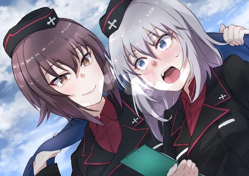 Erika absolutely befuddled by Maho taking the first step. | Scrolller