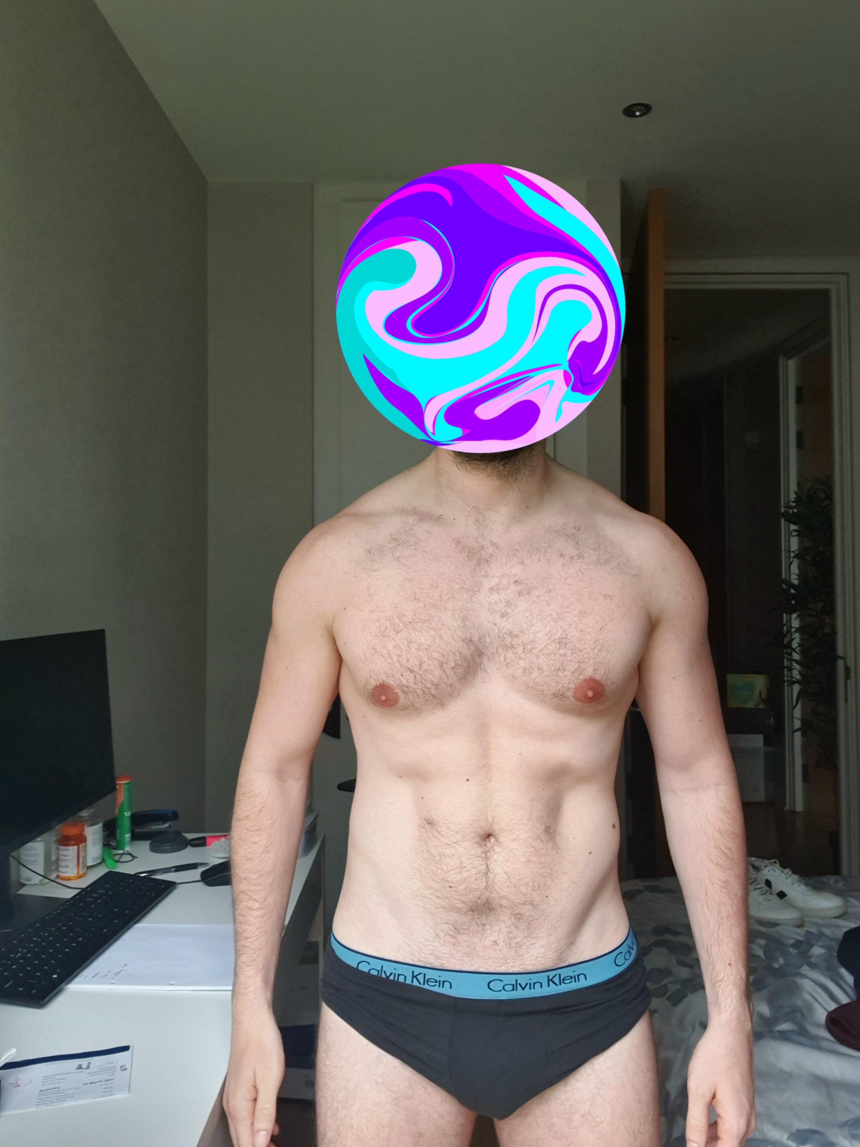Estimated BF%? 5"9 and 76kg. Should I continue to cut? | Scrolller