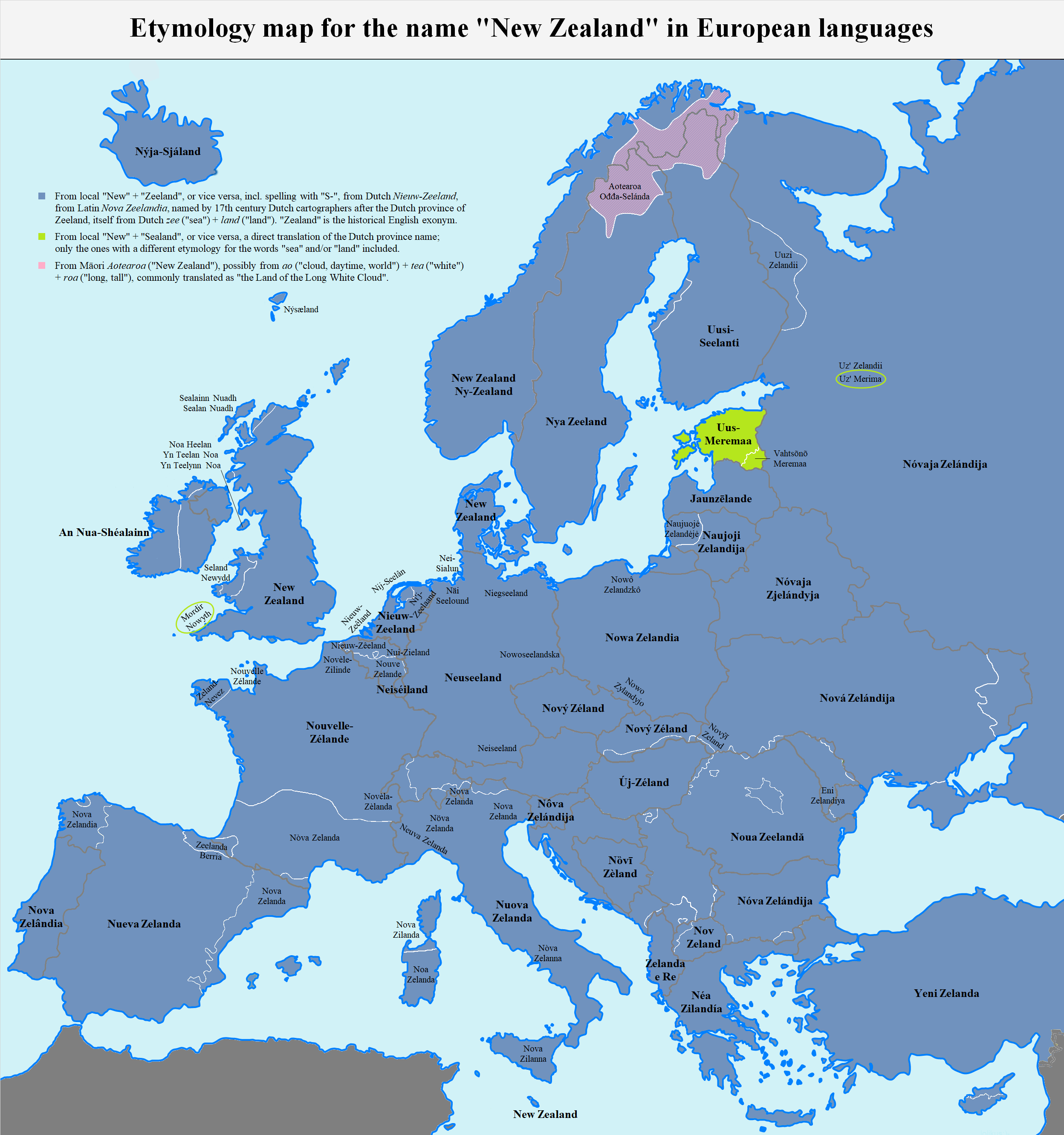 Etymology Map For The Name New Zealand In European Languages etymology-map-for-the-name-new-zealand-in-european-languages