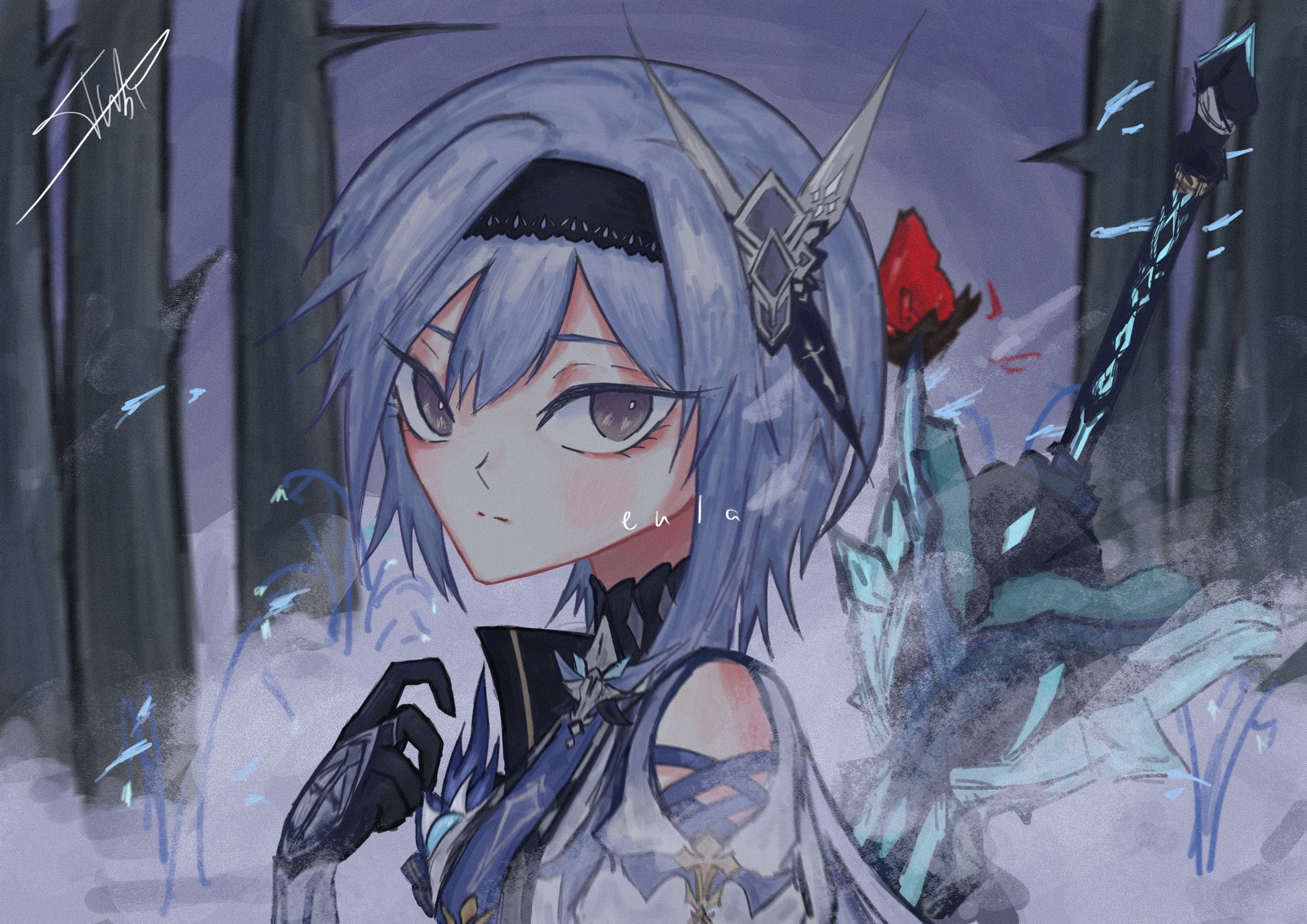 Eula in dragonspine | Scrolller