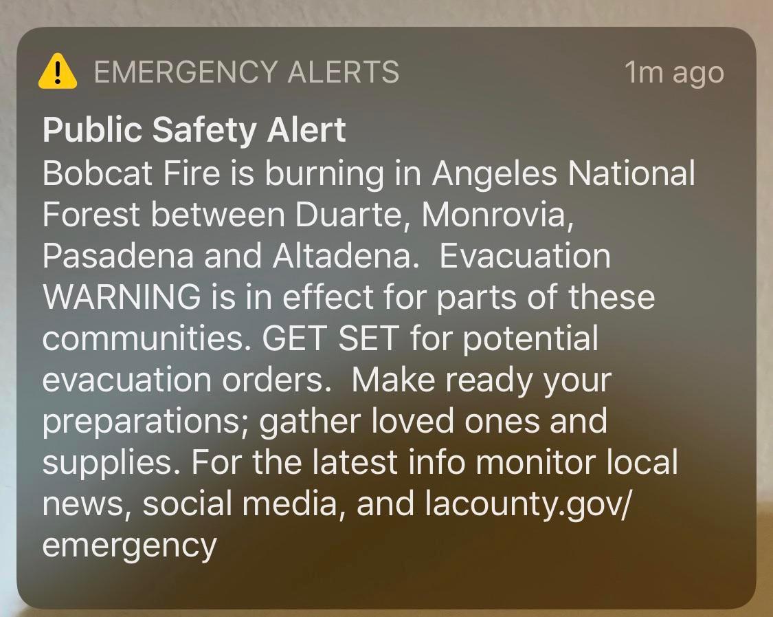 Evacuation warning alert!! | Scrolller