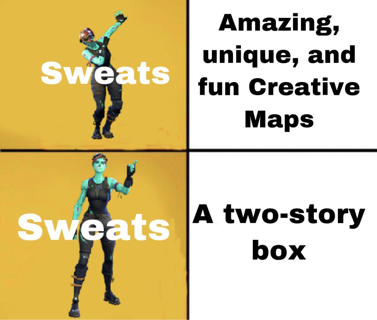 Even Zone Wars maps have more effort put into their landscape | Scrolller