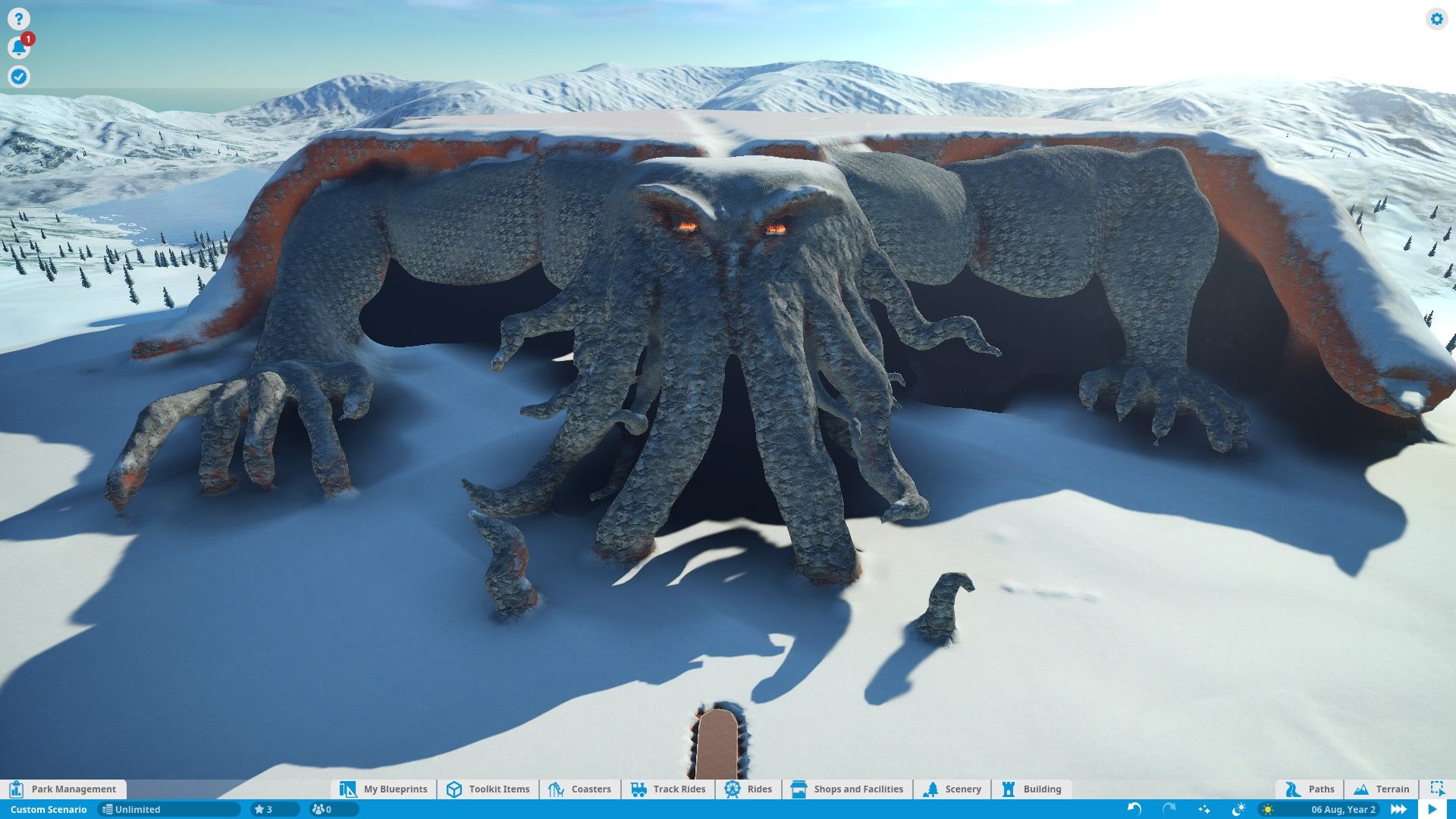 Ever get carried away with the landscape tool? | Scrolller