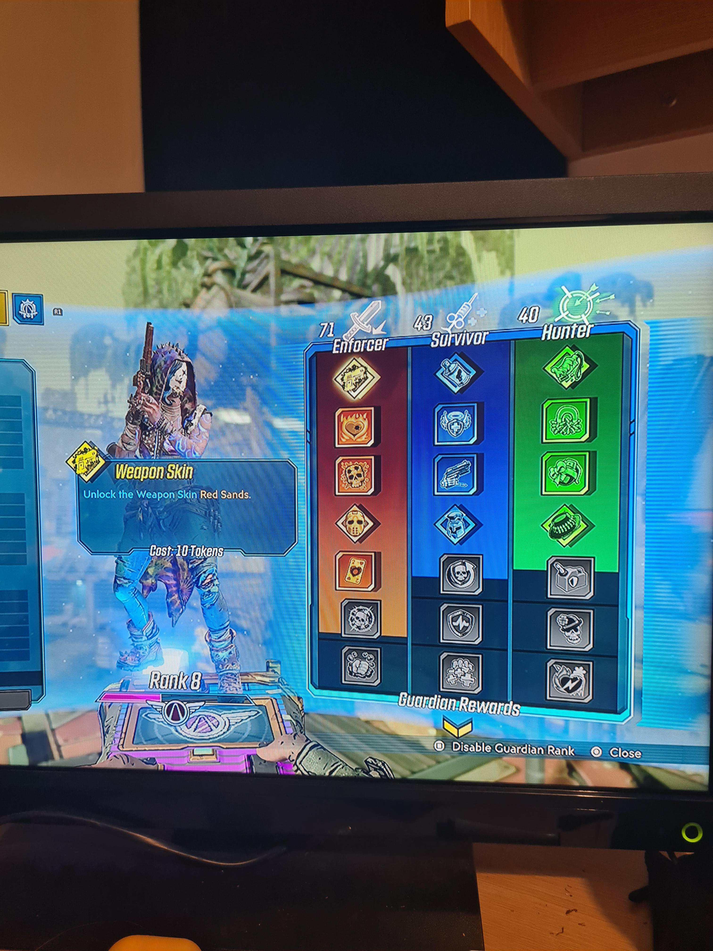 Ever since upgrading to the ps5 version of borderlands my guardian rank has reset itself but all ...