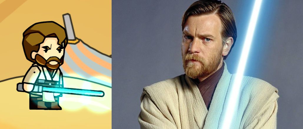 Every day, a franchise is represented in Scribblenauts. DAY 3: Obi-Wan Kenobi (Star Wars ...