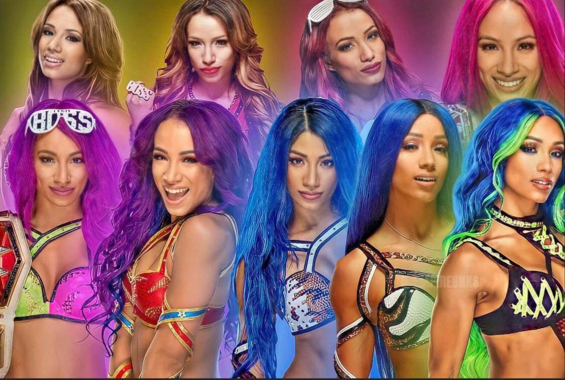 Evolution of sasha banks 💙💚 | Scrolller