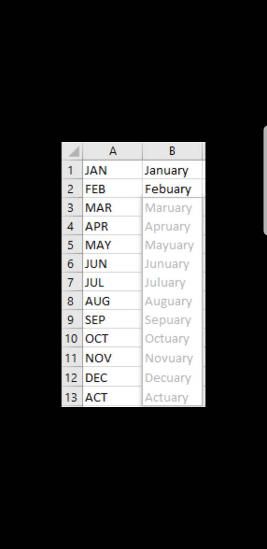 Excel Recognizes My Favorite Month | Scrolller