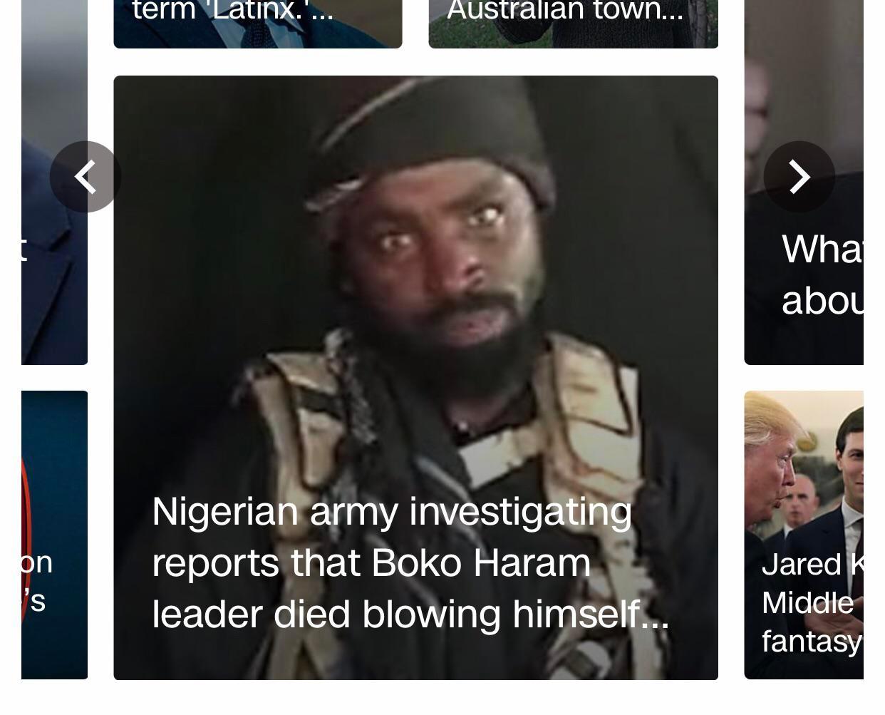 Excellent headline cropping by CNN | Scrolller