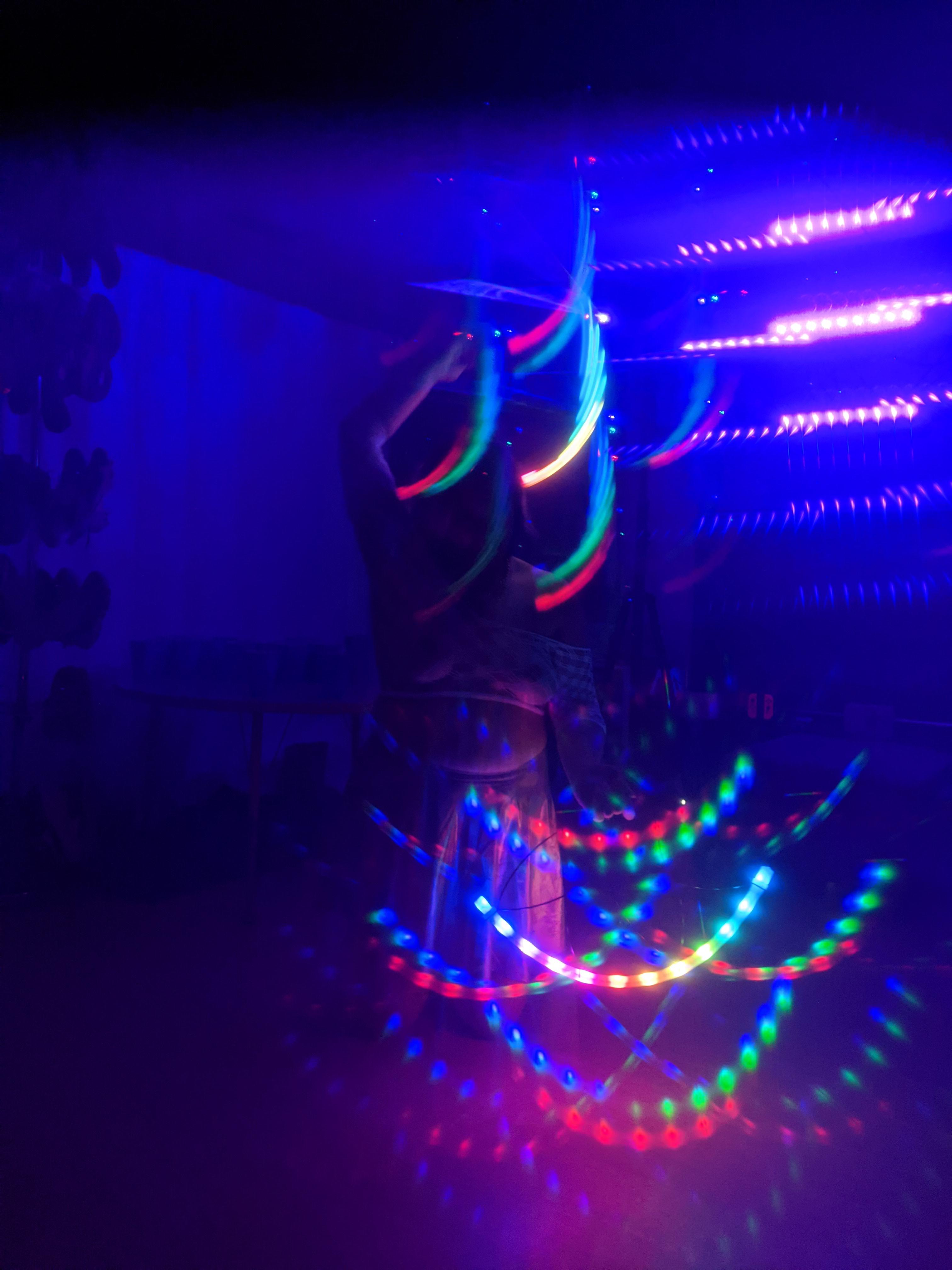 Excellent night with the wife! Spinning her fans. | Scrolller