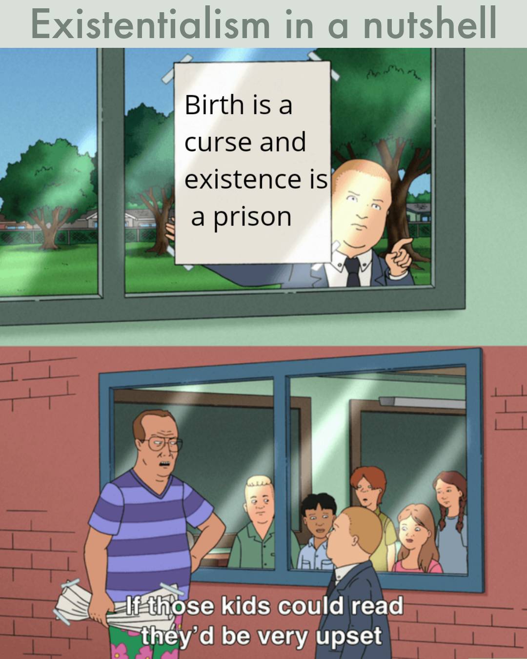 Existentialism in a nutshell | Scrolller