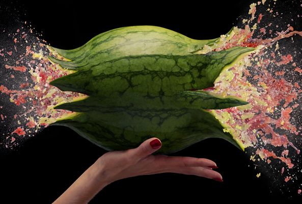 Exploding watermelon | Scrolller