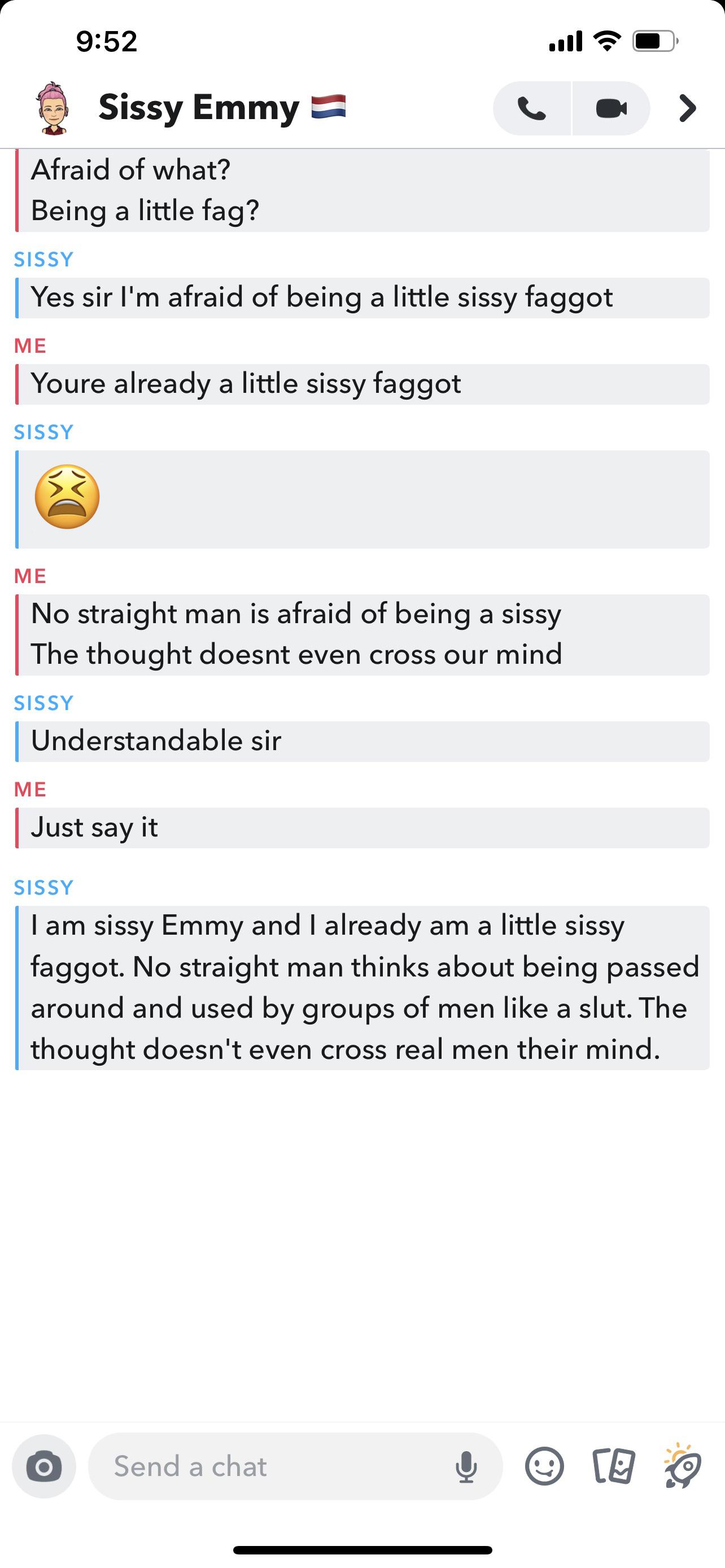 Exposing Sissy Emmy for the cum hungry slut she is | Scrolller