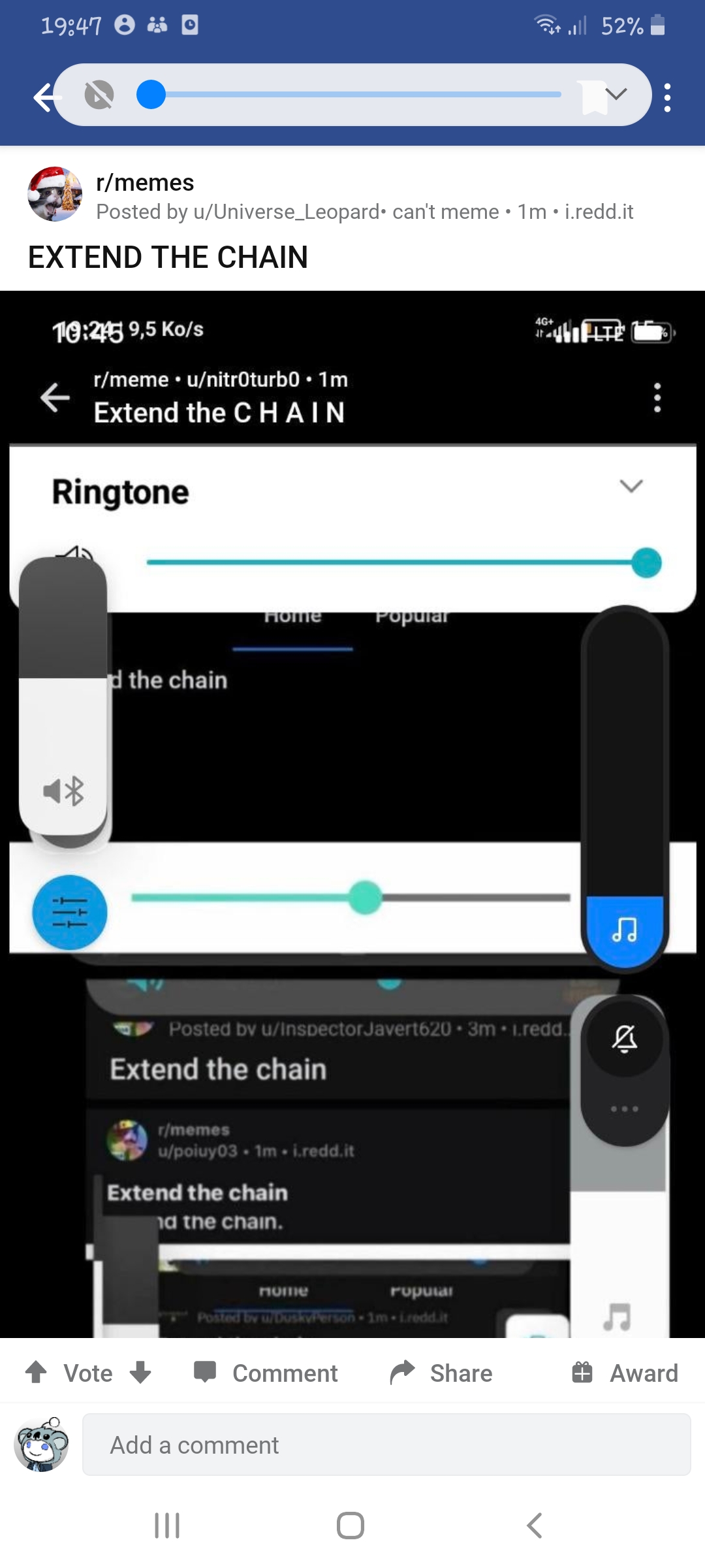 Extend the chain | Scrolller