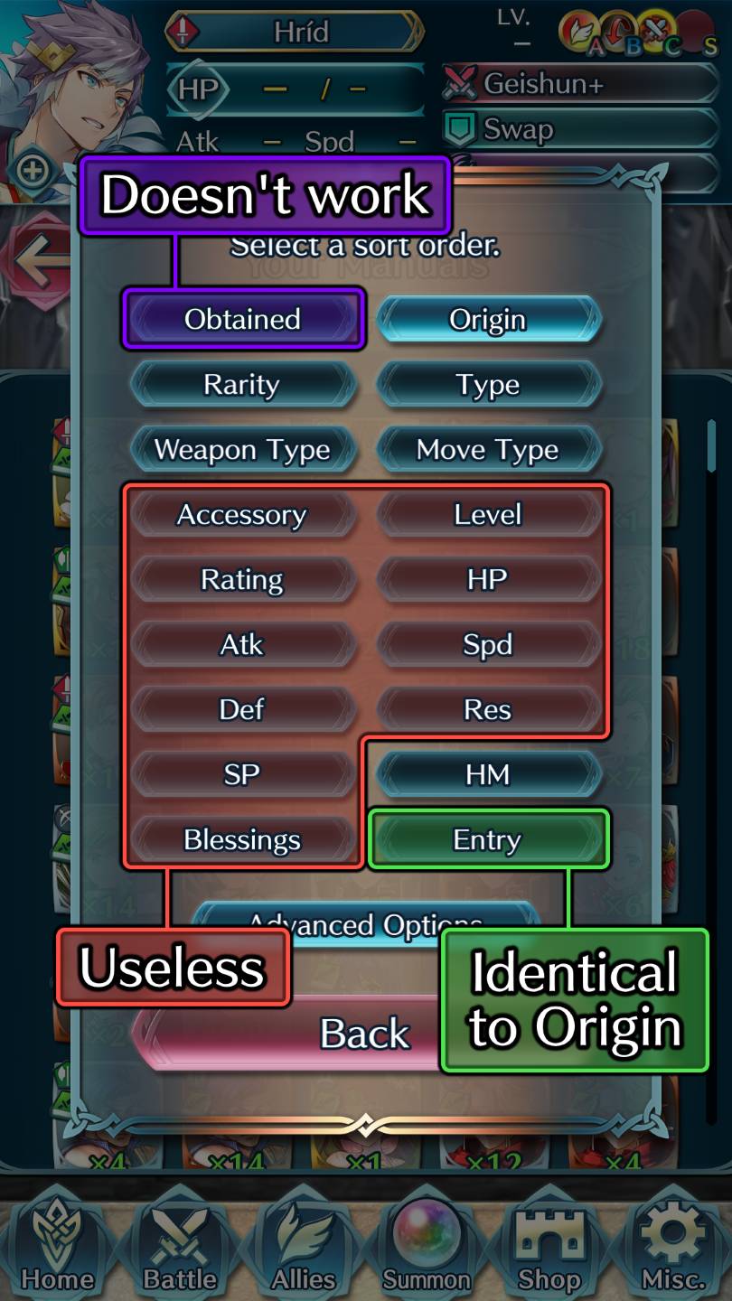 Extremely minor gripe: the Sort menu in the Your Manuals section could do with a rework | Scrolller