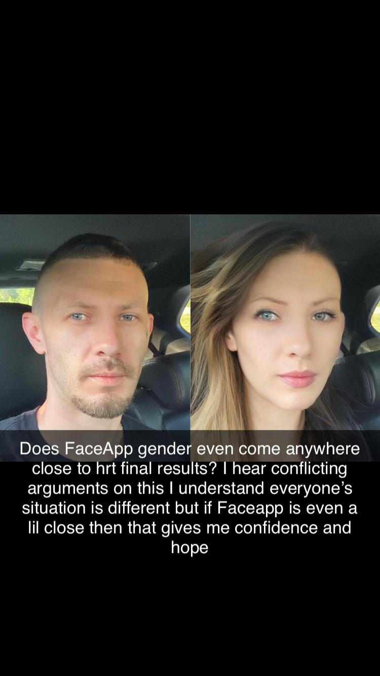 FaceApp vs HRT ?? | Scrolller