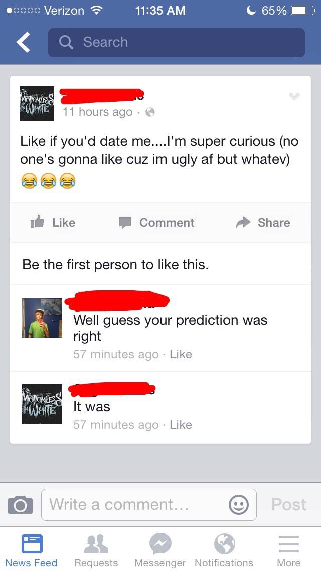 Facebook boy can predict the future. | Scrolller