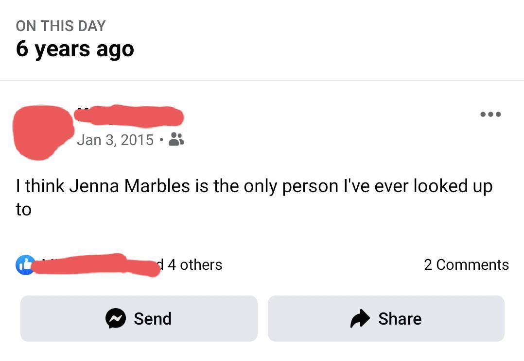Facebook memories got me missing Jenna today | Scrolller