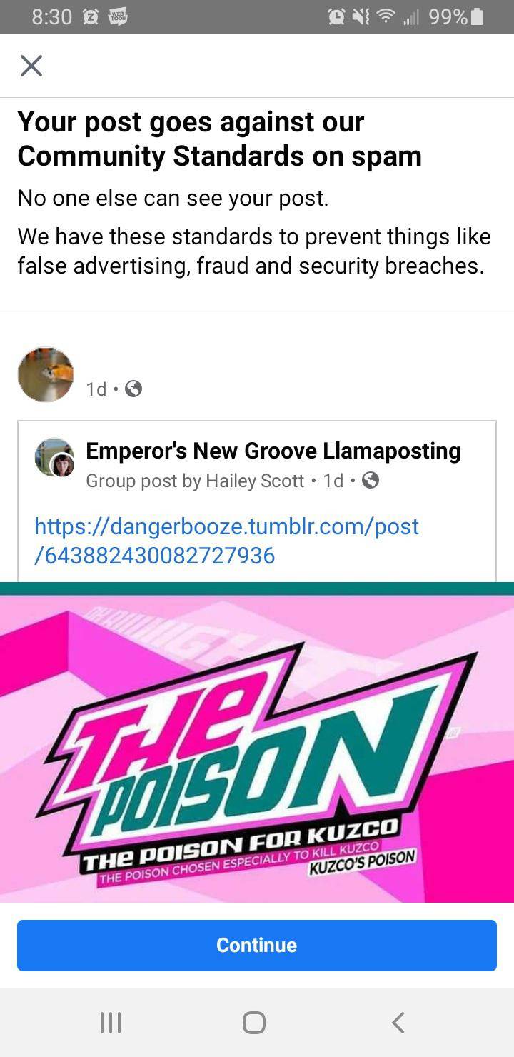 Facebook strikes again. | Scrolller