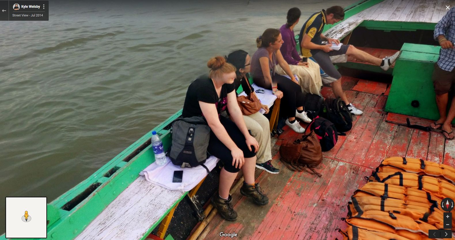 Faceless creature in the Ganges River | Scrolller