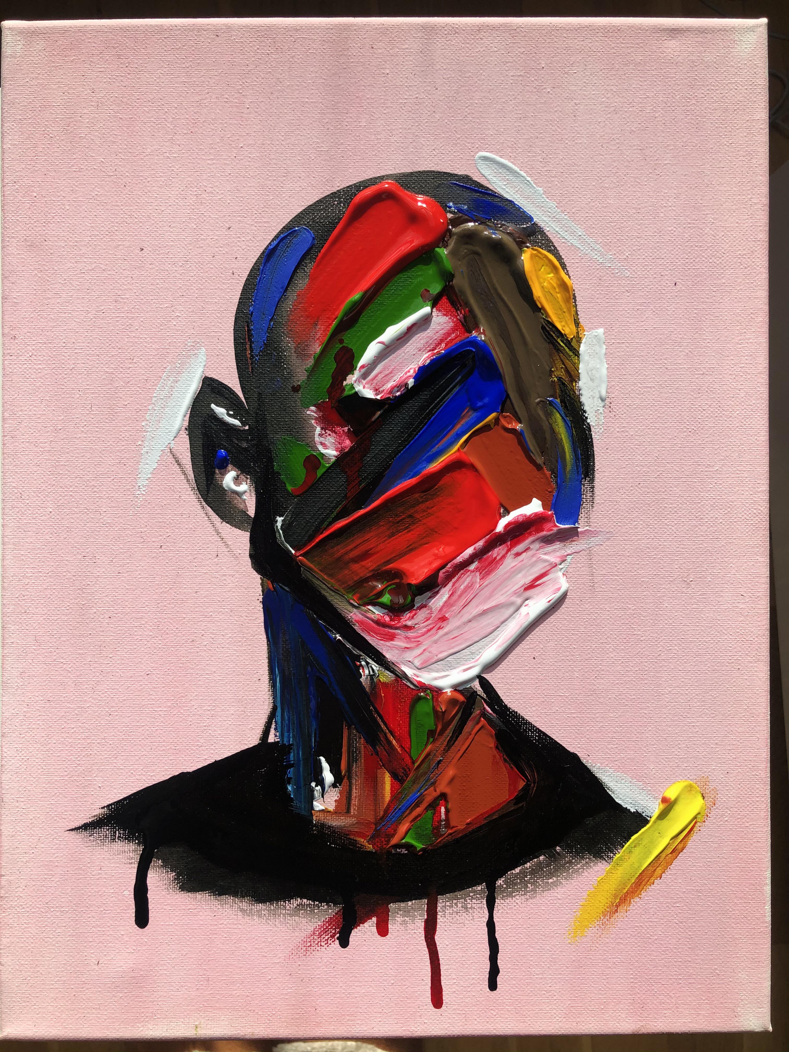 Faceless, me, oil on canvas, 2021 | Scrolller